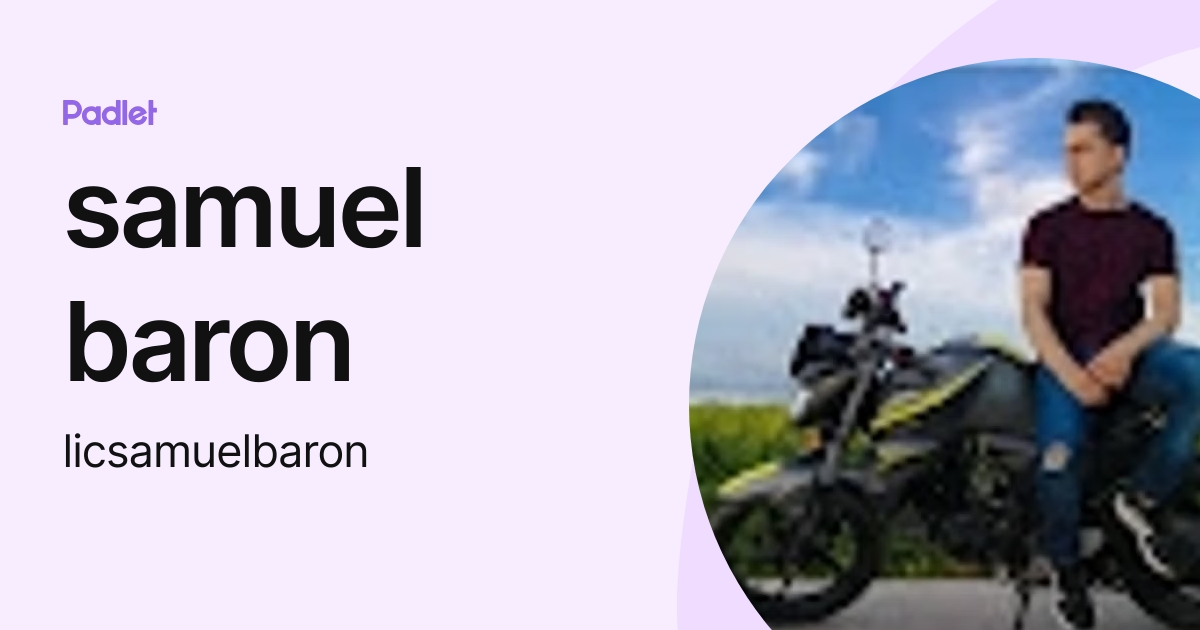 samuel baron (licsamuelbaron) profile | Padlet