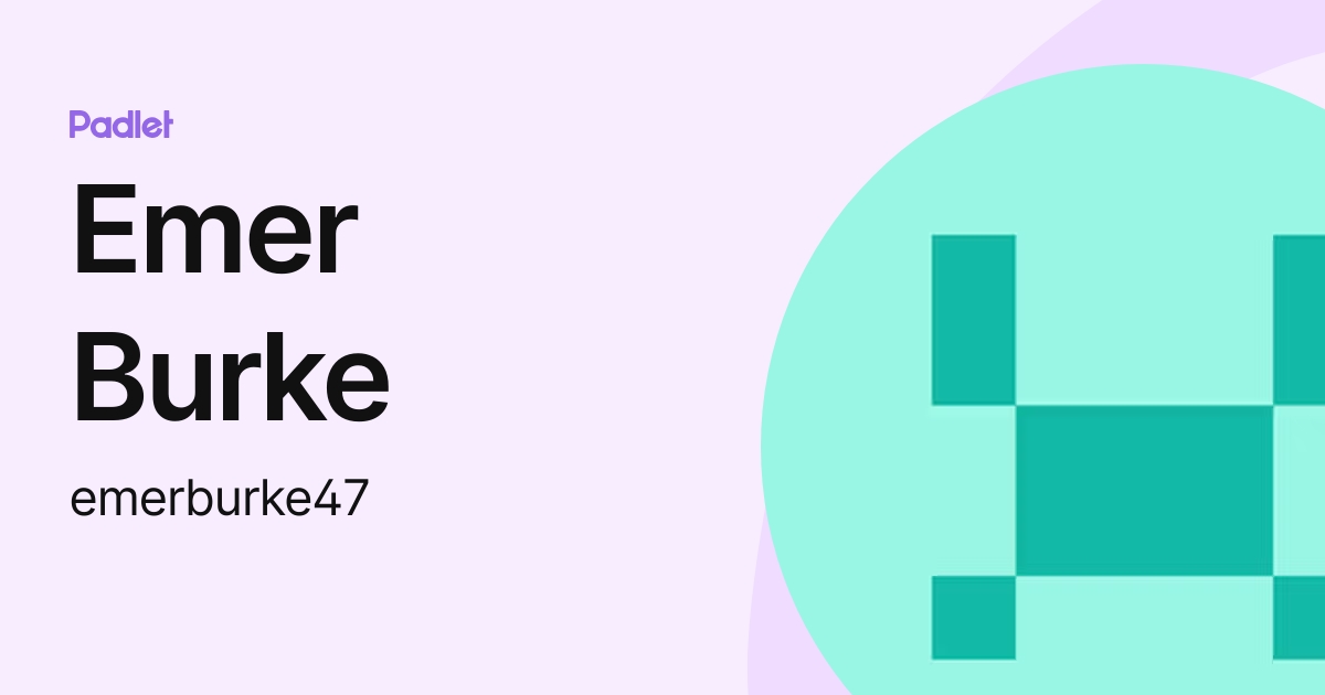 Emer Burke (emerburke47) profile | Padlet