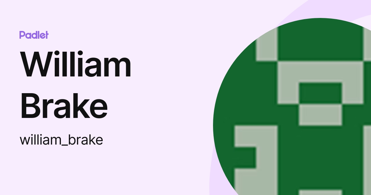 William Brake (william_brake) profile | Padlet