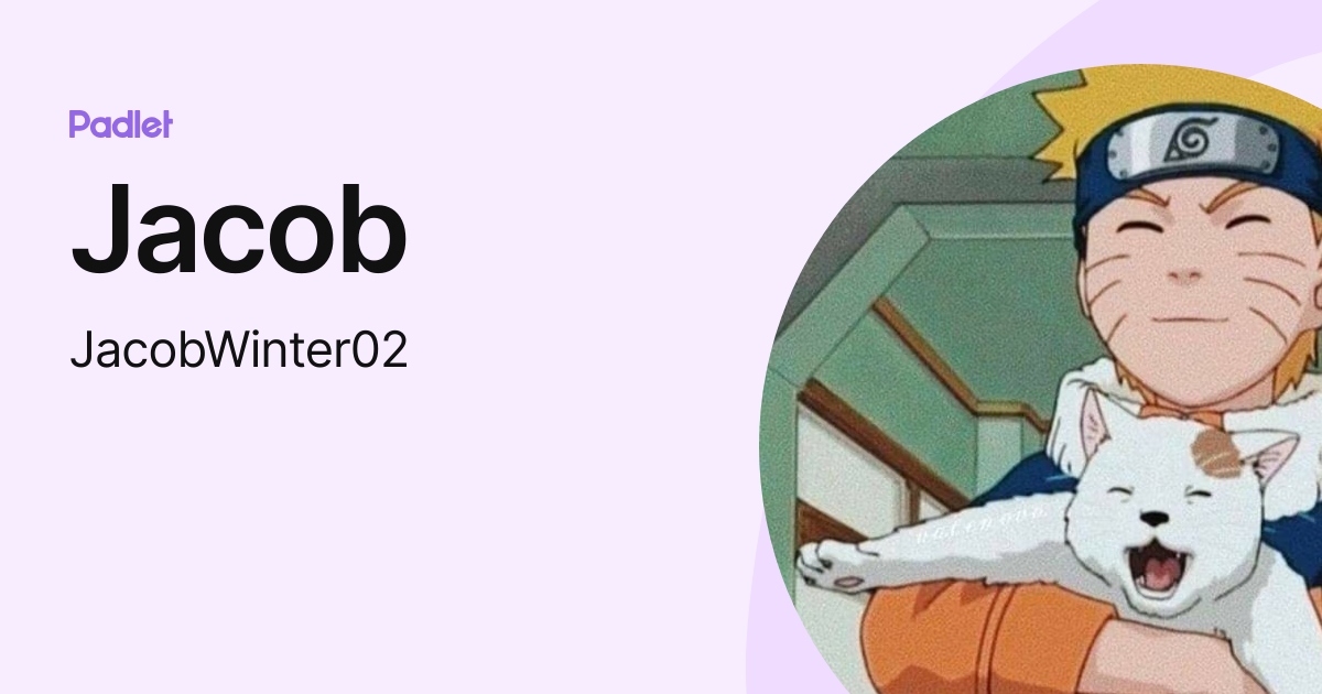 Jacob (JacobWinter02) profile | Padlet