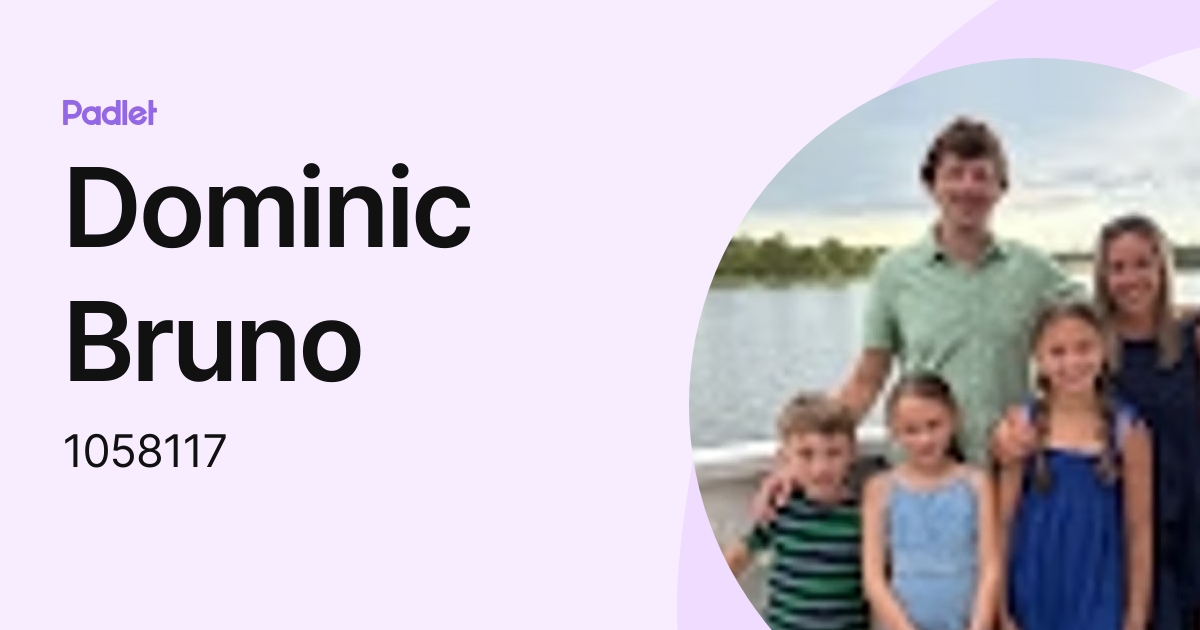 Dominic Bruno (1058117) profile | Padlet