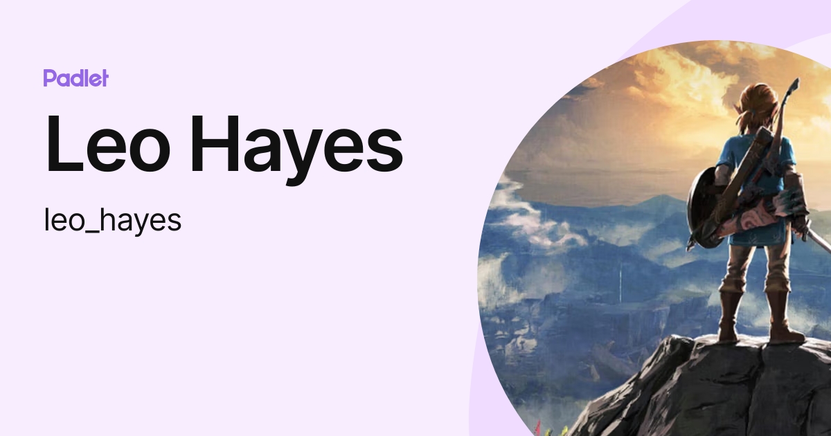Leo Hayes (leo_hayes) profile | Padlet