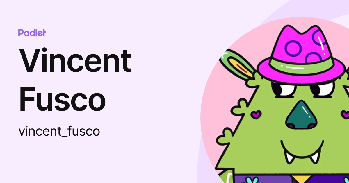 Vincent Fusco (vincent_fusco) profile | Padlet