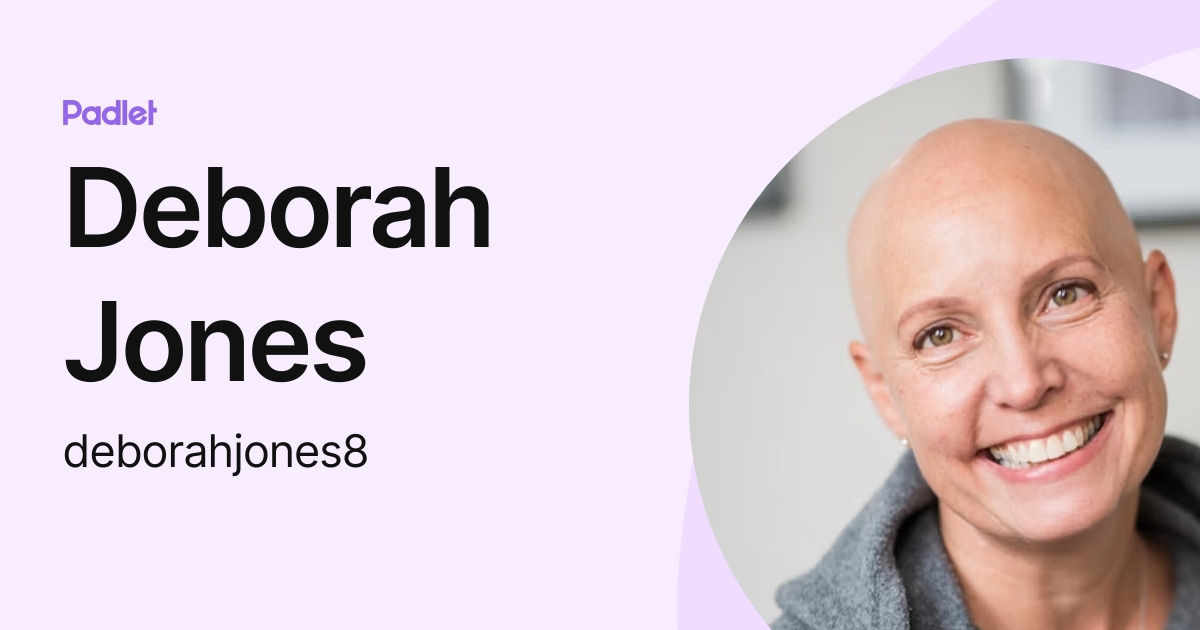 Deborah Jones (deborahjones8) profile | Padlet