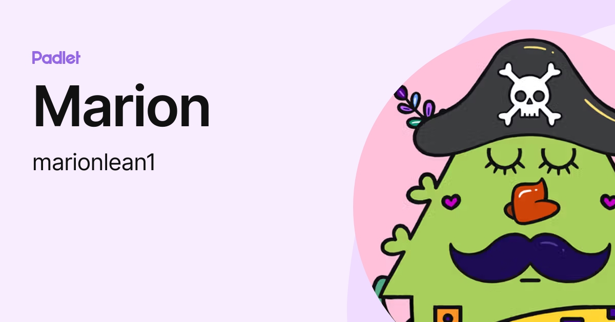 Marion (marionlean1) profile | Padlet