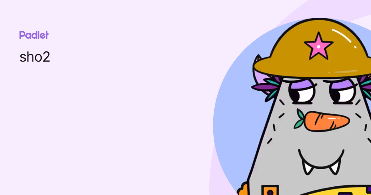 sho2 profile | Padlet