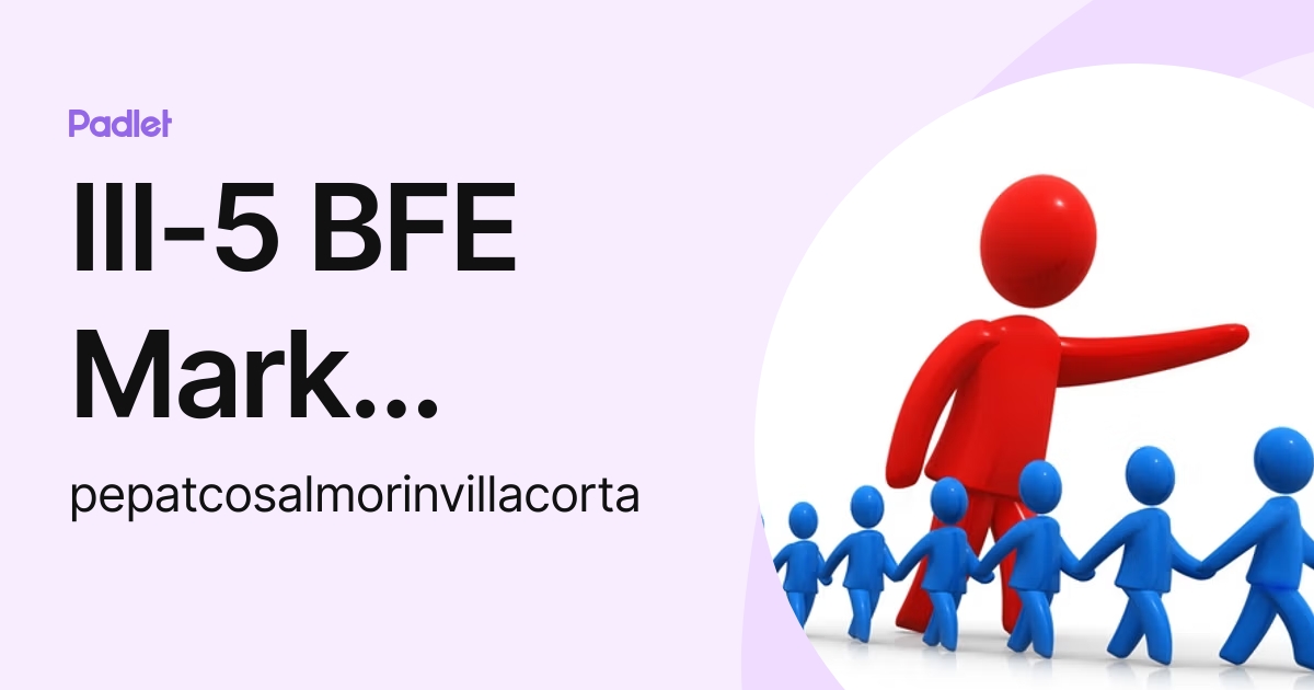 III-5 BFE Mark Saljenn Pepatco / Gemilyn Salmorin / Ronah Mae ...