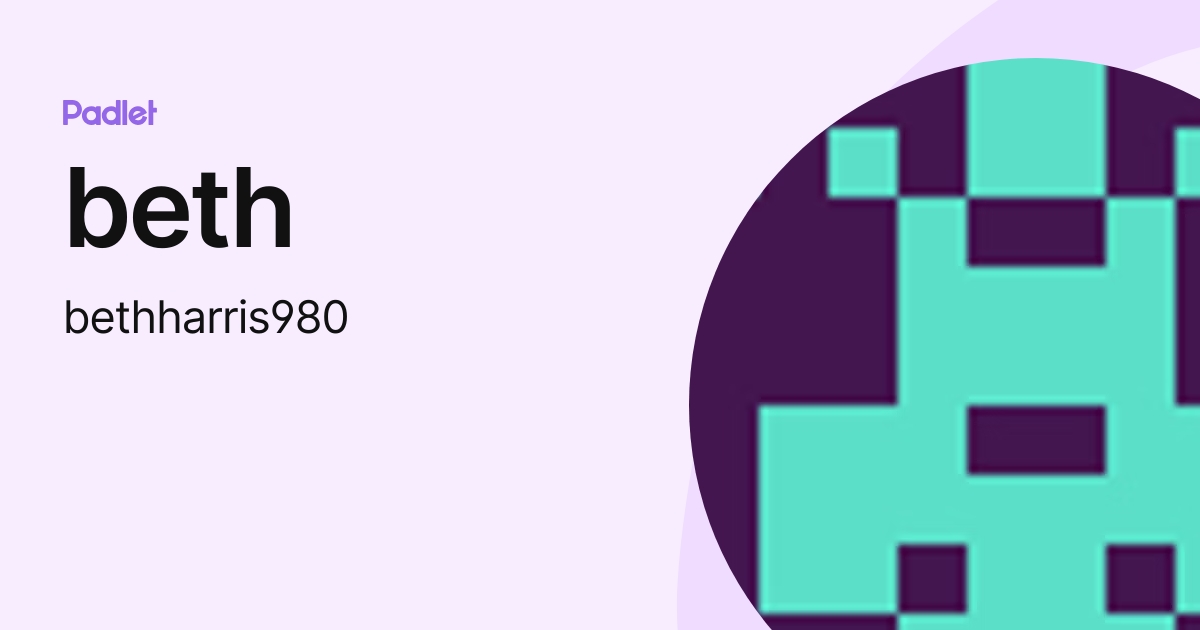 beth (bethharris980) profile | Padlet
