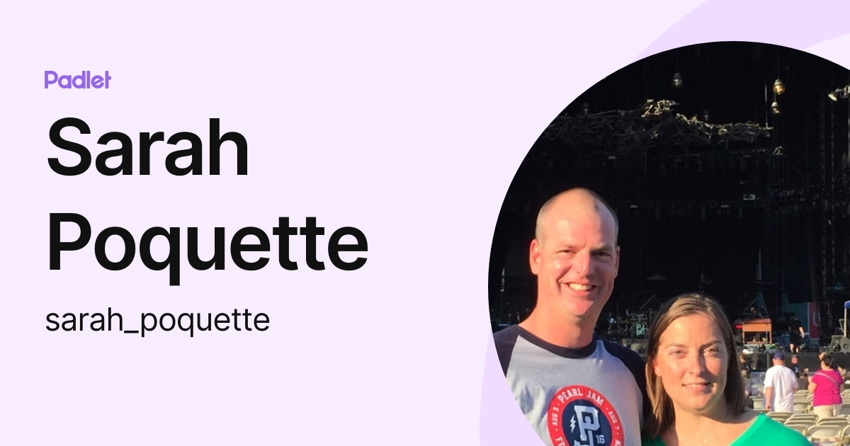 Sarah Poquette (sarah_poquette) profile | Padlet
