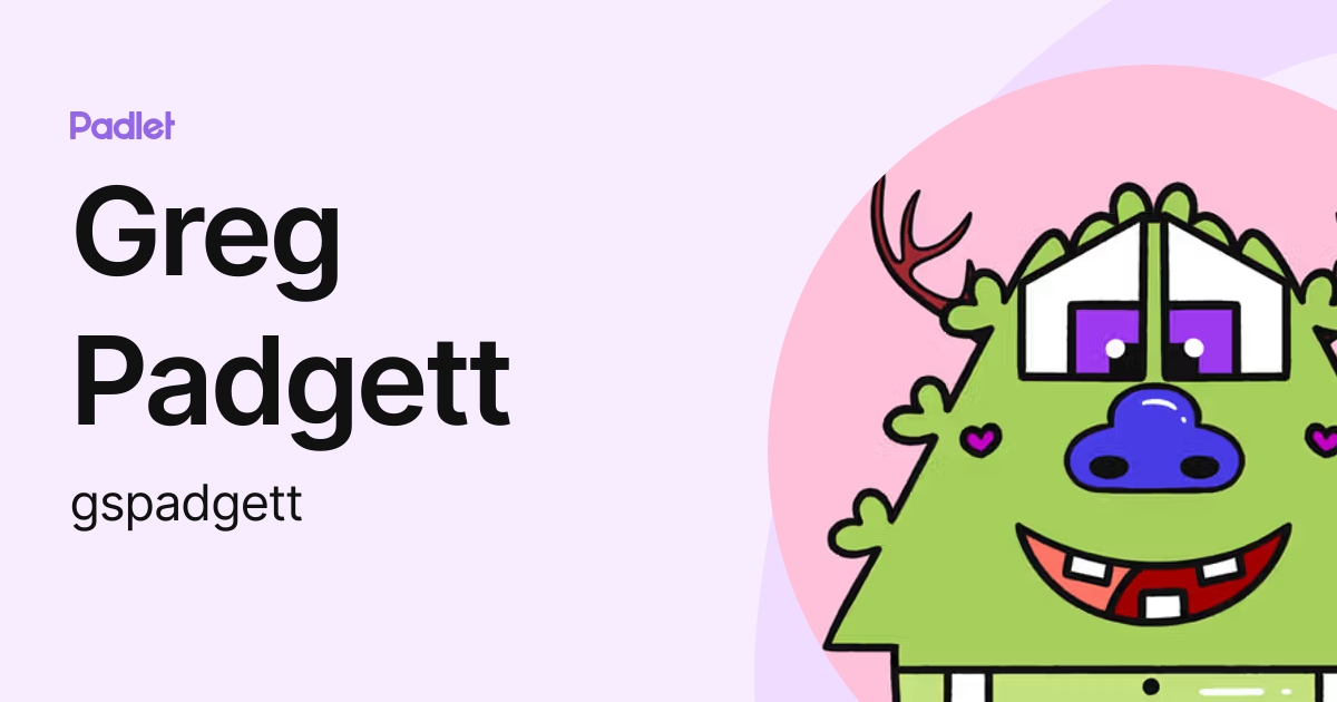 Greg Padgett (gspadgett) profile | Padlet