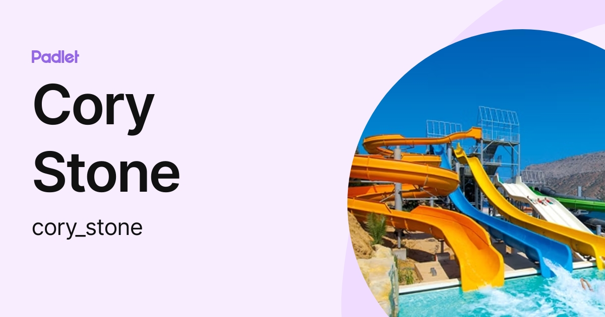 Cory Stone (cory_stone) profile | Padlet