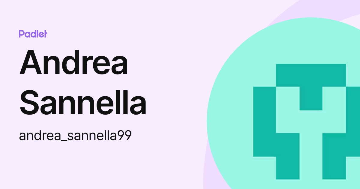 Andrea Sannella (andrea_sannella99) profile | Padlet