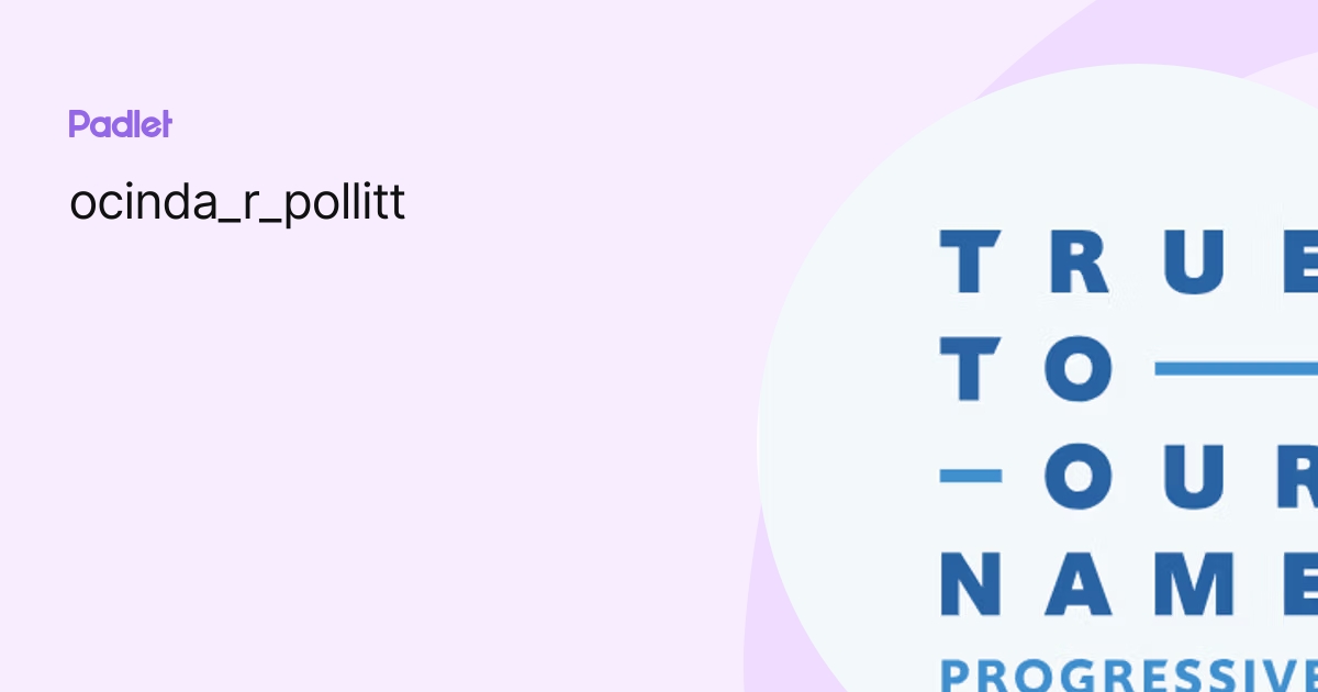 ocinda_r_pollitt profile | Padlet