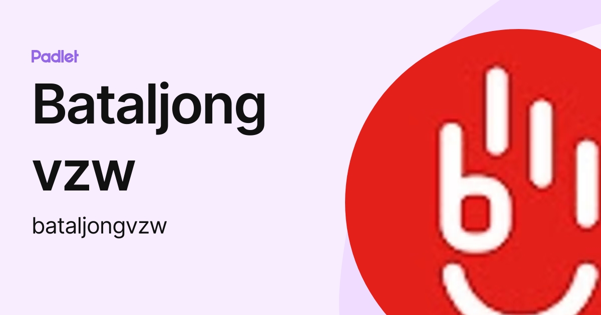 Bataljong vzw (bataljongvzw) profile | Padlet