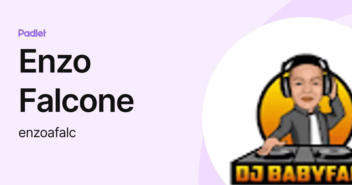 Enzo Falcone (enzoafalc) profile | Padlet