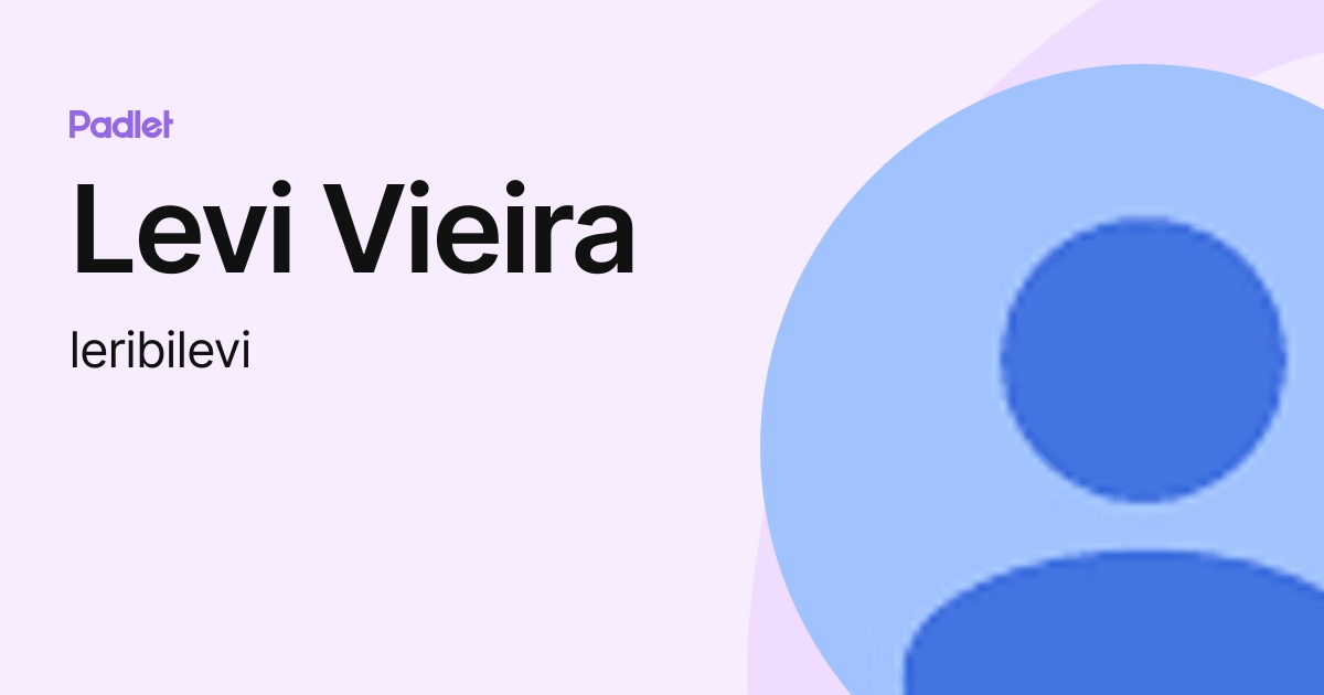 Levi Vieira (leribilevi) profile | Padlet