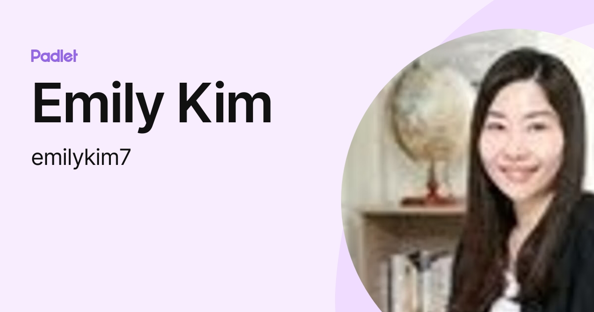 Emily Kim (emilykim7) profile | Padlet