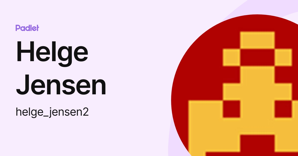Helge Jensen (helge_jensen2) profile | Padlet