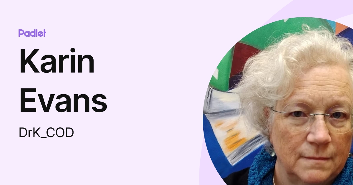 Karin Evans (DrK_COD) profile | Padlet