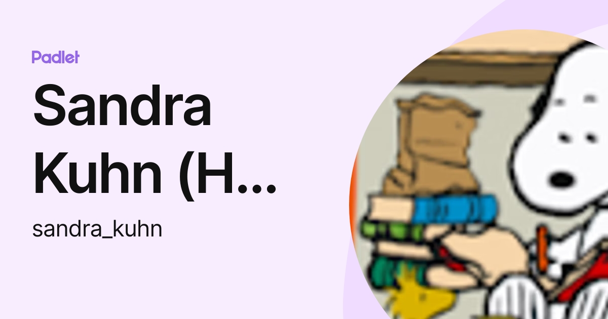 Sandra Kuhn (HRS POL DIS) (sandra_kuhn) profile | Padlet