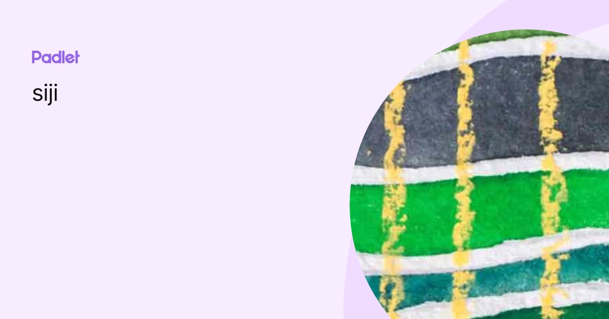 siji profile | Padlet