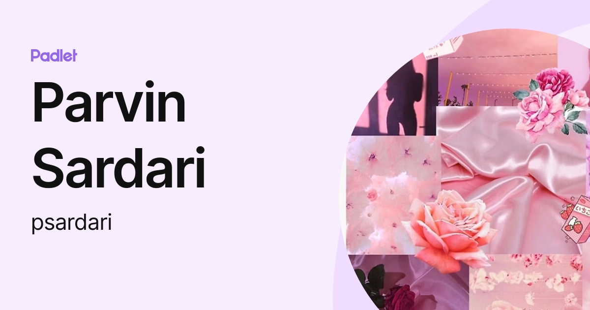 Parvin Sardari (psardari) profile | Padlet