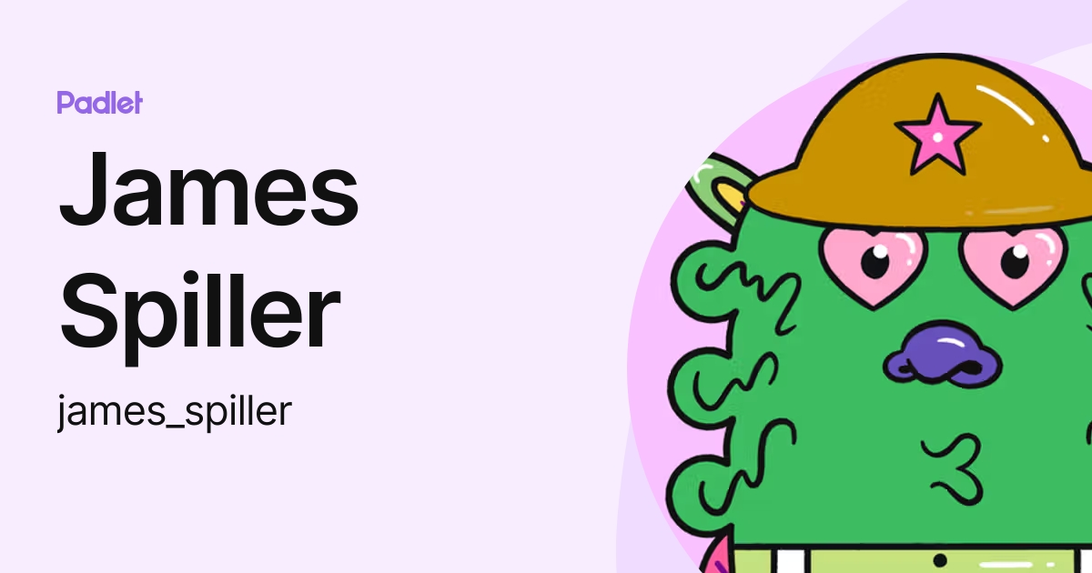 James Spiller (james_spiller) profile | Padlet