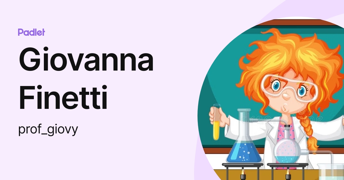 Giovanna Finetti (prof_giovy) profile | Padlet