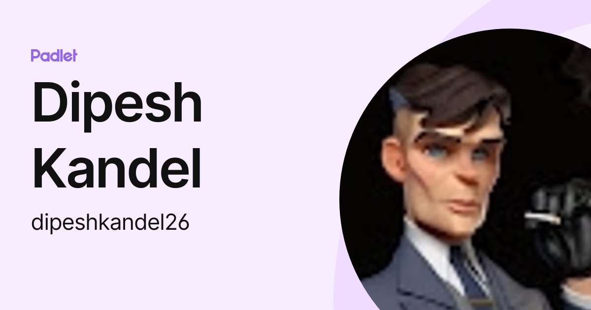 Dipesh Kandel (dipeshkandel26) profile | Padlet