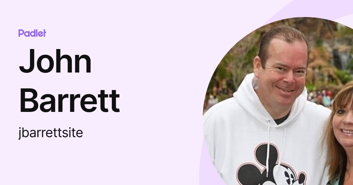 John Barrett (jbarrettsite) profile | Padlet