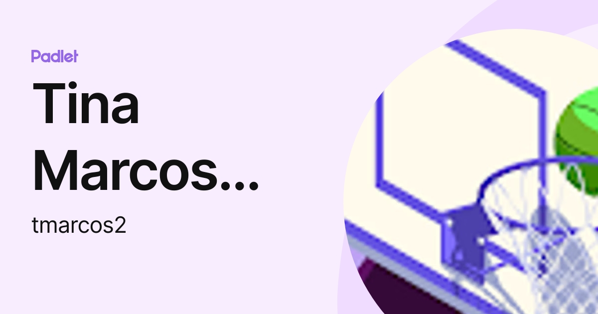 Tina Marcos Navarro (tmarcos2) profile | Padlet