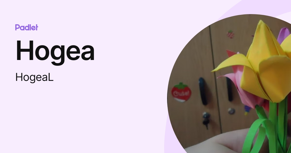 Hogea (HogeaL) profile | Padlet