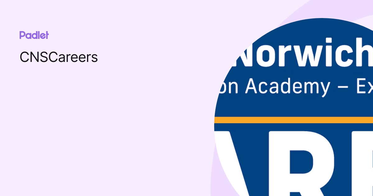 CNS Careers (CNSCareers) profile | Padlet