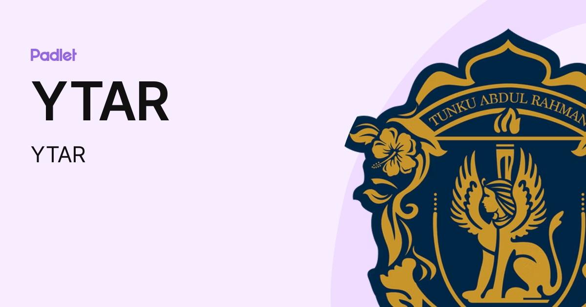 YTAR (YTAR) profile | Padlet
