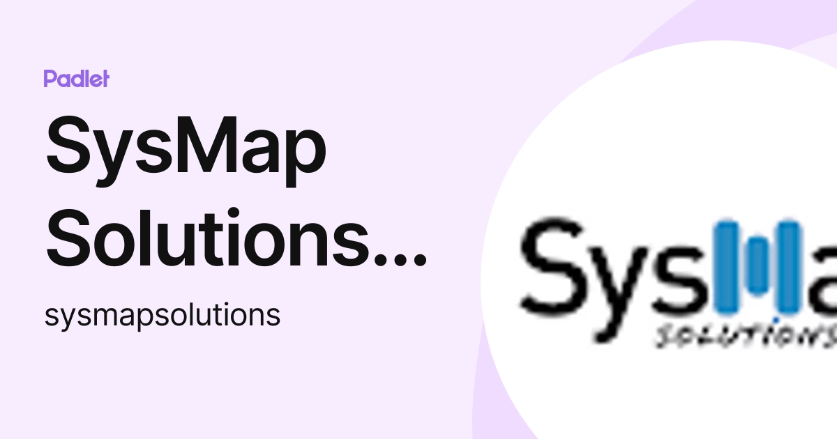 SysMap Solutions - Marketing & Comunicação (sysmapsolutions) profile ...