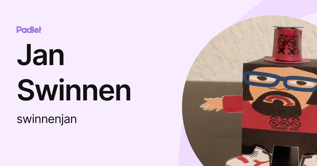 Jan Swinnen (swinnenjan) profile | Padlet