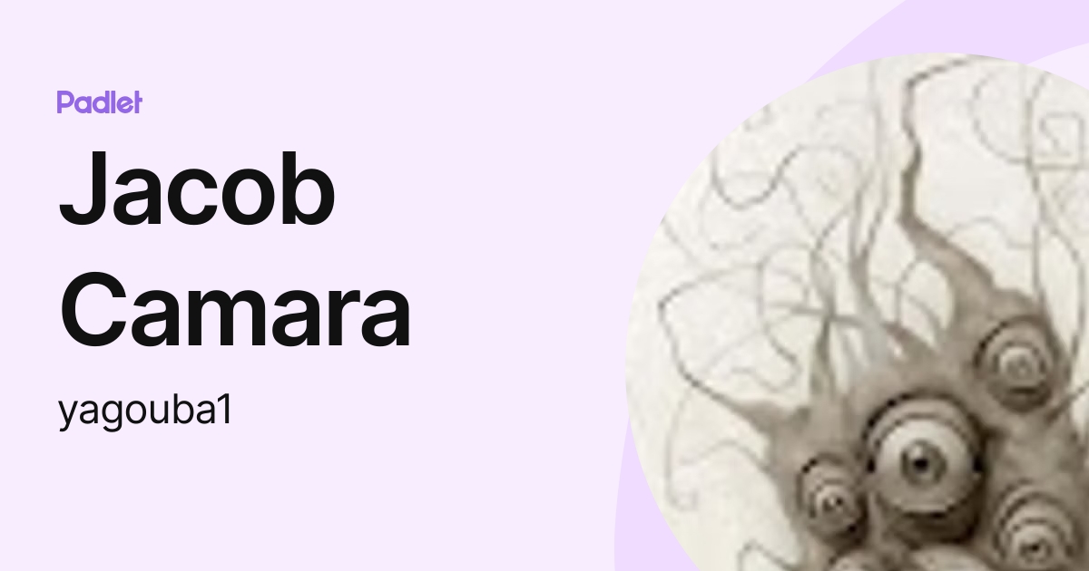 Jacob Camara (yagouba1) profile | Padlet