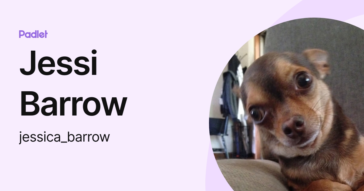 Jessi Barrow (jessica_barrow) profile | Padlet