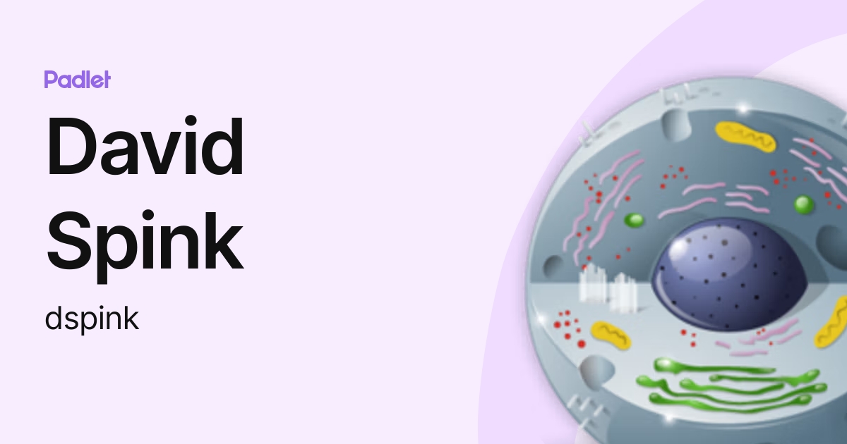 David Spink (dspink) profile | Padlet