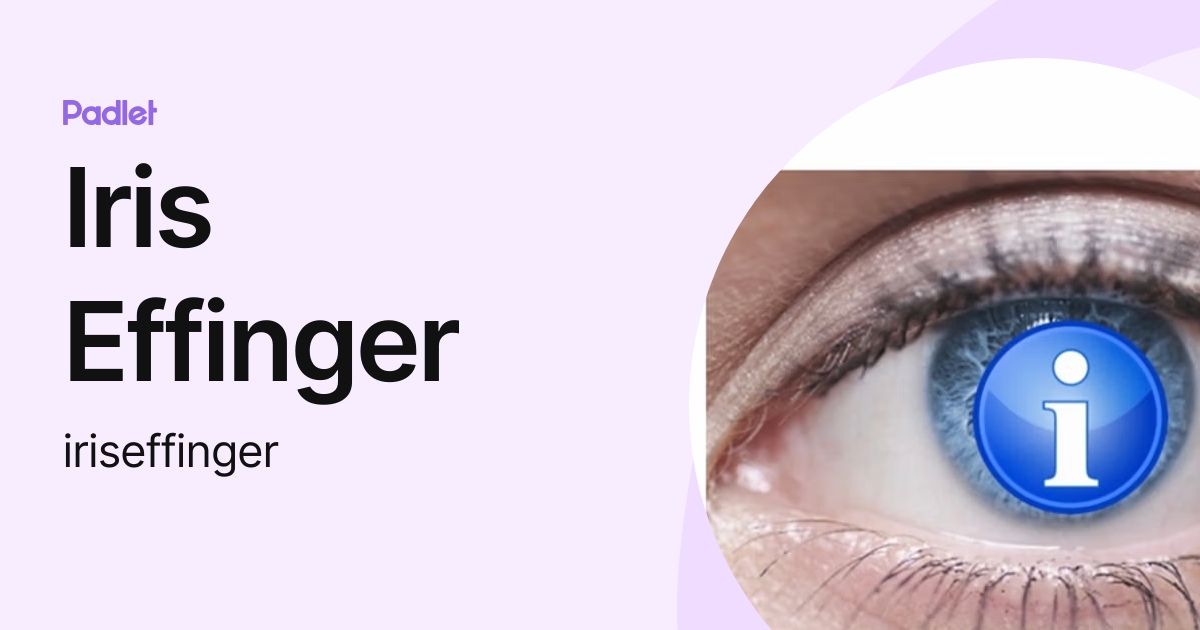 Iris Effinger (iriseffinger) profile | Padlet