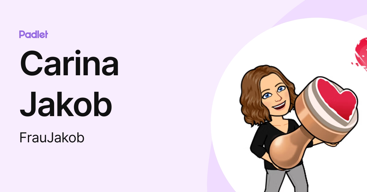 Carina Jakob (FrauJakob) profile | Padlet