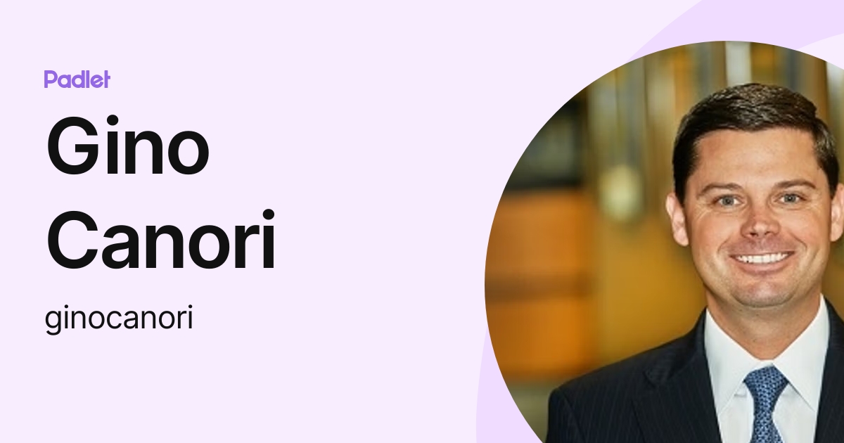 Gino Canori (ginocanori) profile | Padlet