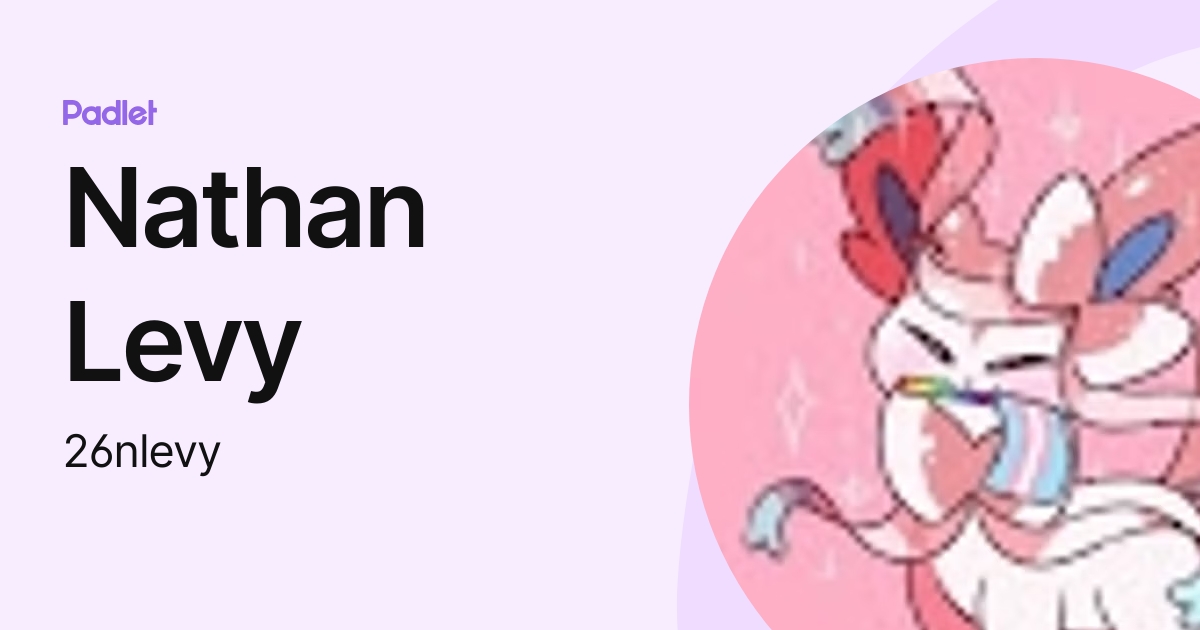 Nathan Levy (26nlevy) profile | Padlet
