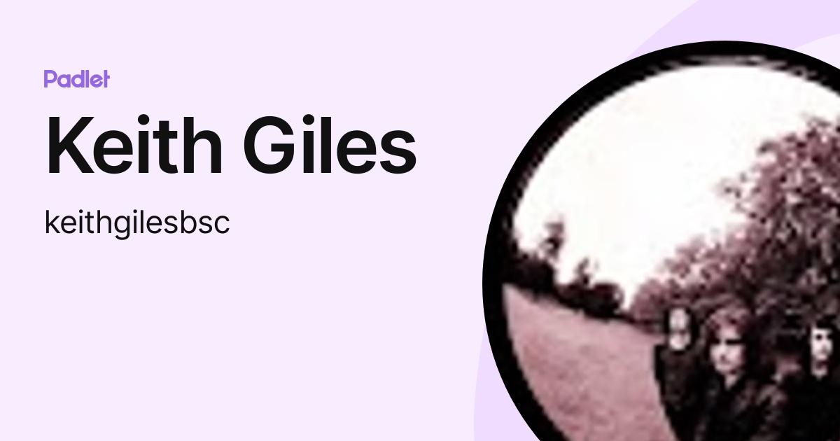 Keith Giles (keithgilesbsc) profile | Padlet