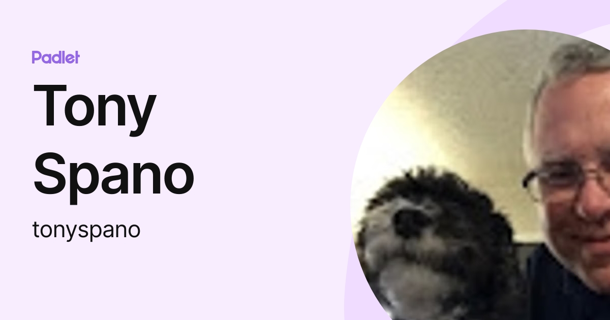 Tony Spano (tonyspano) profile | Padlet