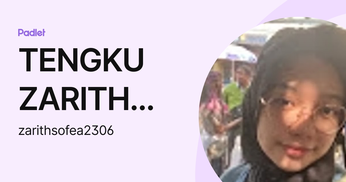 TENGKU ZARITH SOFEA BT TENGKU SHAHRUL BAHRIN (zarithsofea2306) profile ...