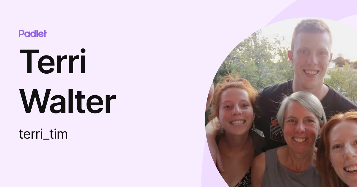 Terri Walter (terri_tim) profile | Padlet