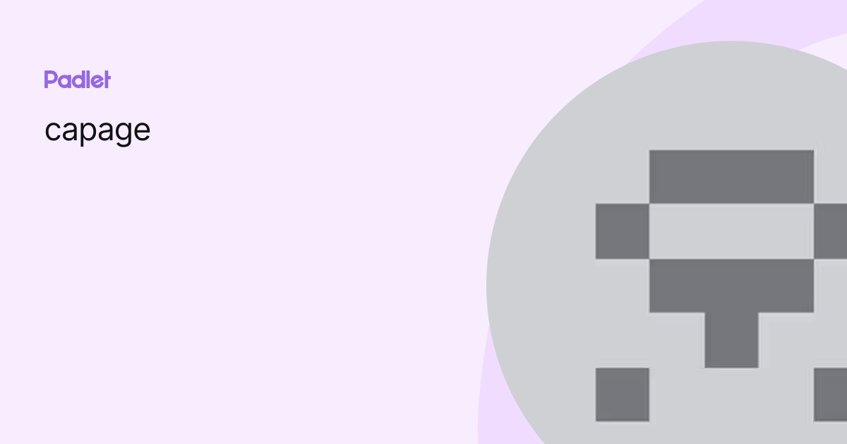 Capage Profile Padlet