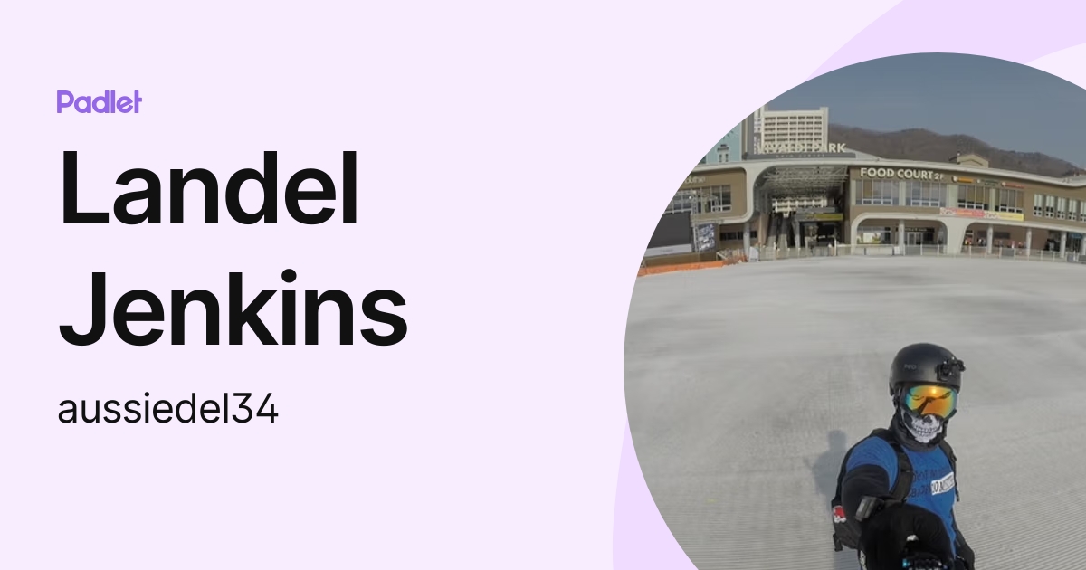 Landel Jenkins (aussiedel34) profile | Padlet