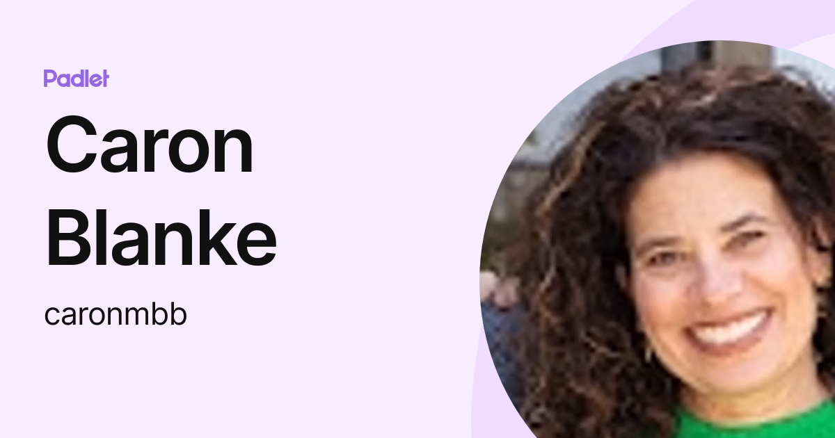 Caron Blanke (caronmbb) profile | Padlet